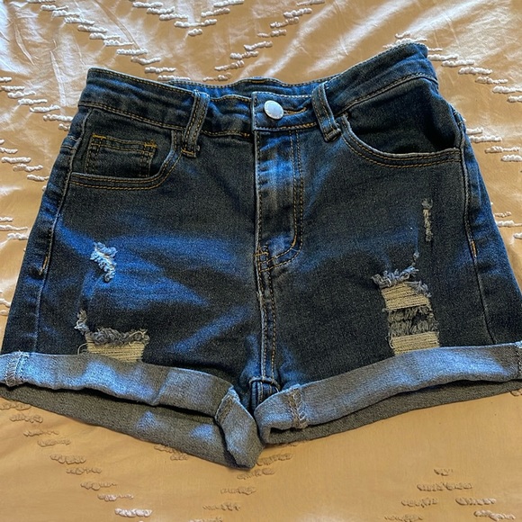 SHEIN | Bottoms | Youth Ripped Shorts | Poshmark
